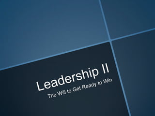 Leadership Presentation Part 2 | PPTX