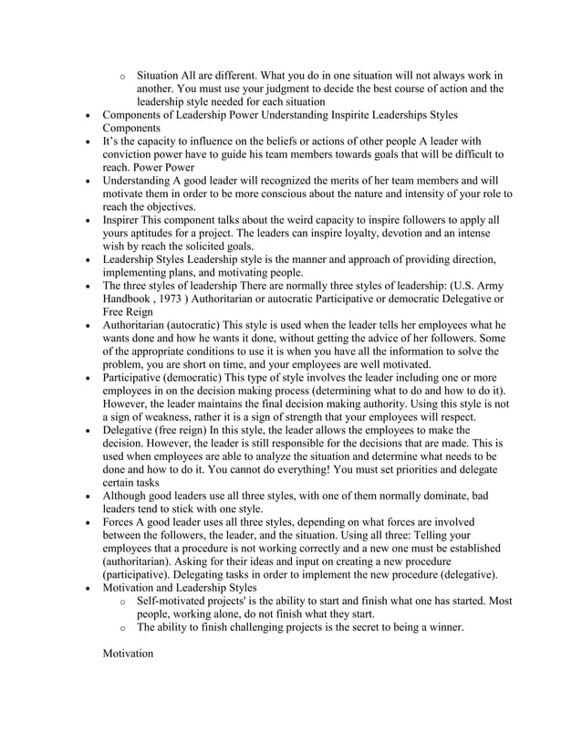 Leadership presentation transcript | DOCX | Executive Leadership ...