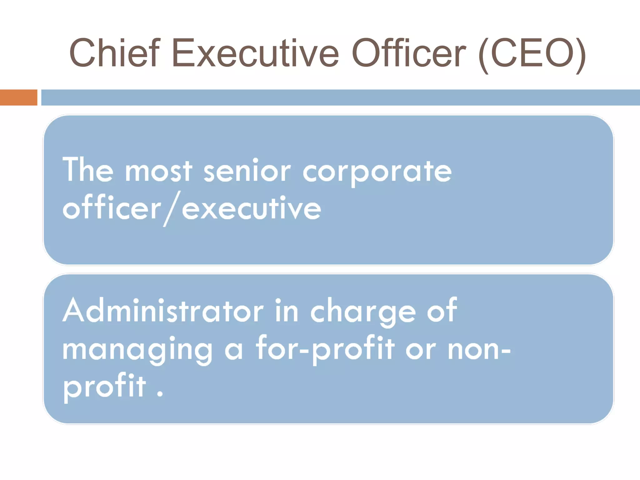 Leadership qualities of a successful chief executive officer(ceo ...