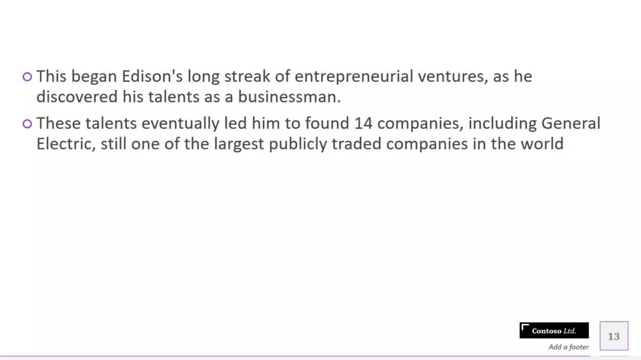 Leadership quality of edison | PPTX