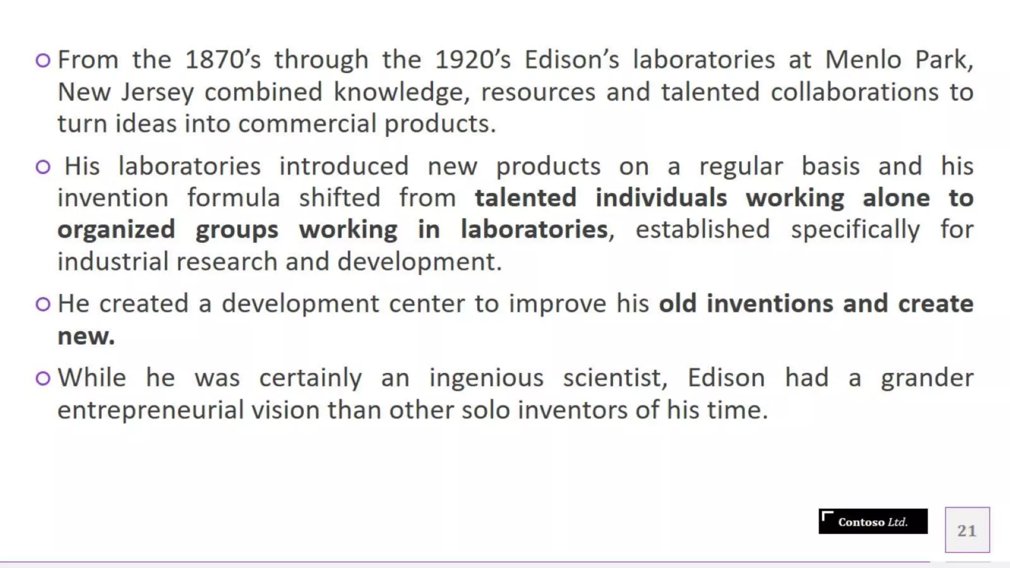Leadership quality of edison | PPTX
