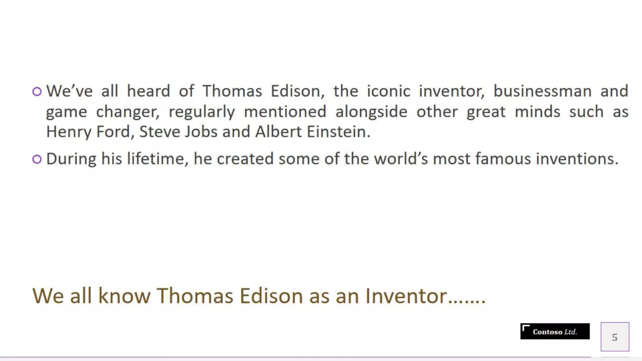 Leadership quality of edison | PPTX