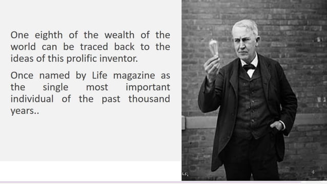 Leadership quality of edison | PPTX
