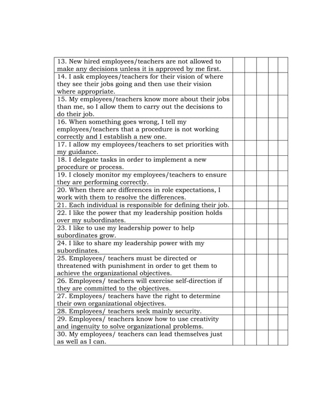 Leadership questionnaire felj | DOCX