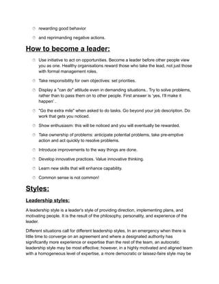 Leadership report | PDF