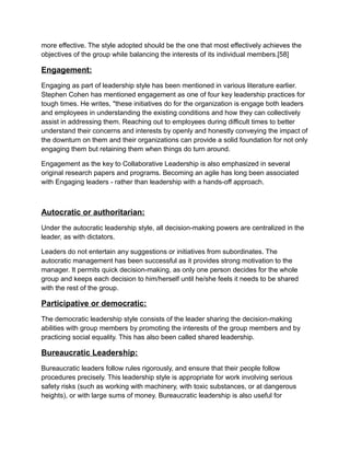 Leadership report | PDF