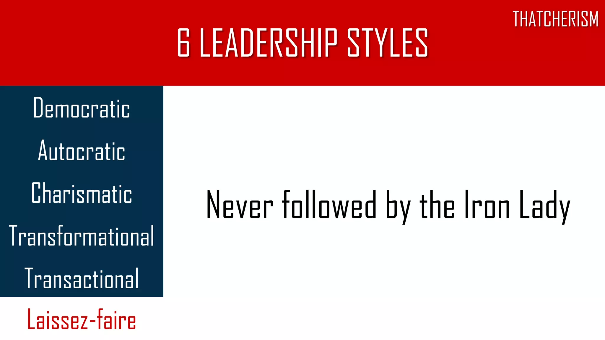 Leadership Report on Margaret Thatcher- The Iron Lady | PPT