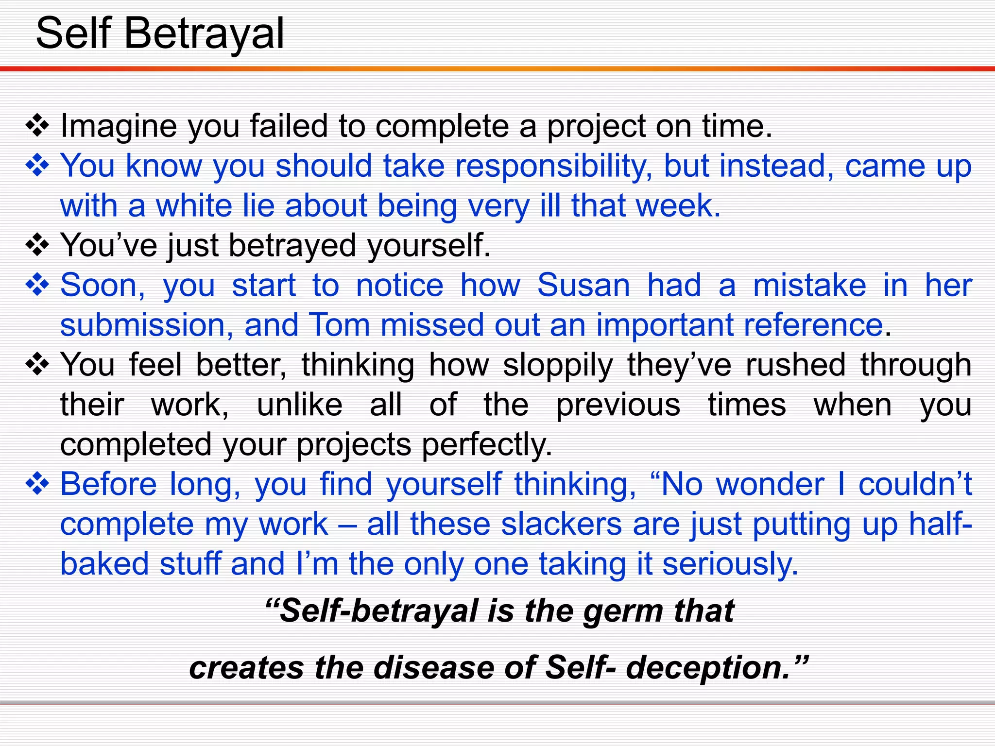 Leadership And Self deception | PDF