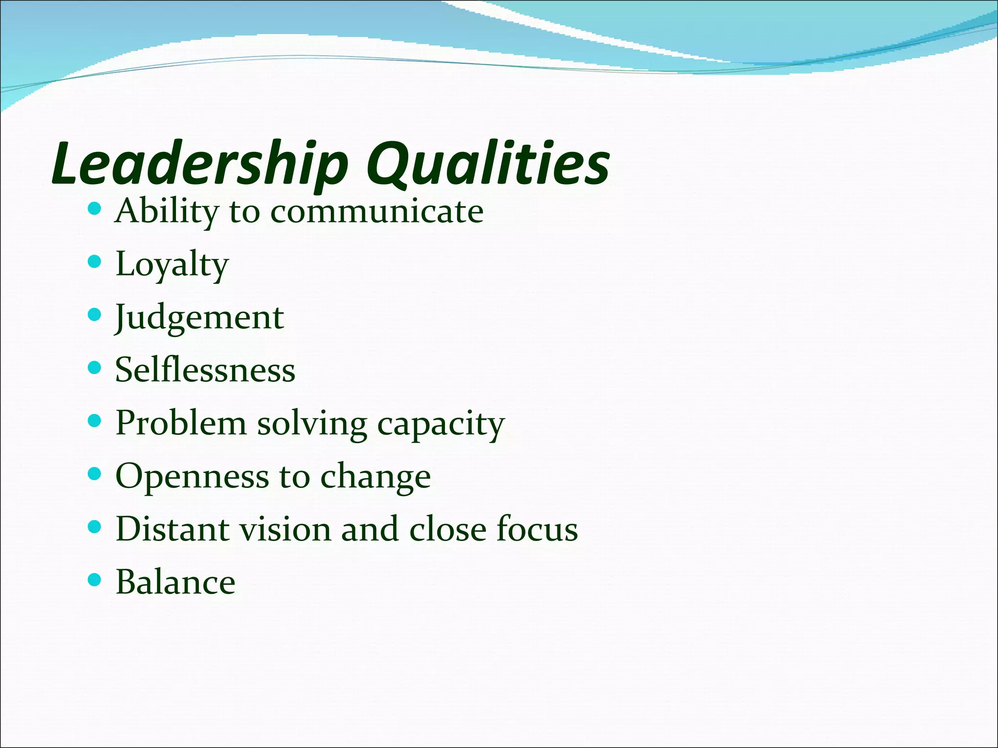 Leadership skills | PPT