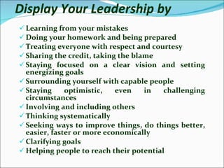 Leadership skills | PPT