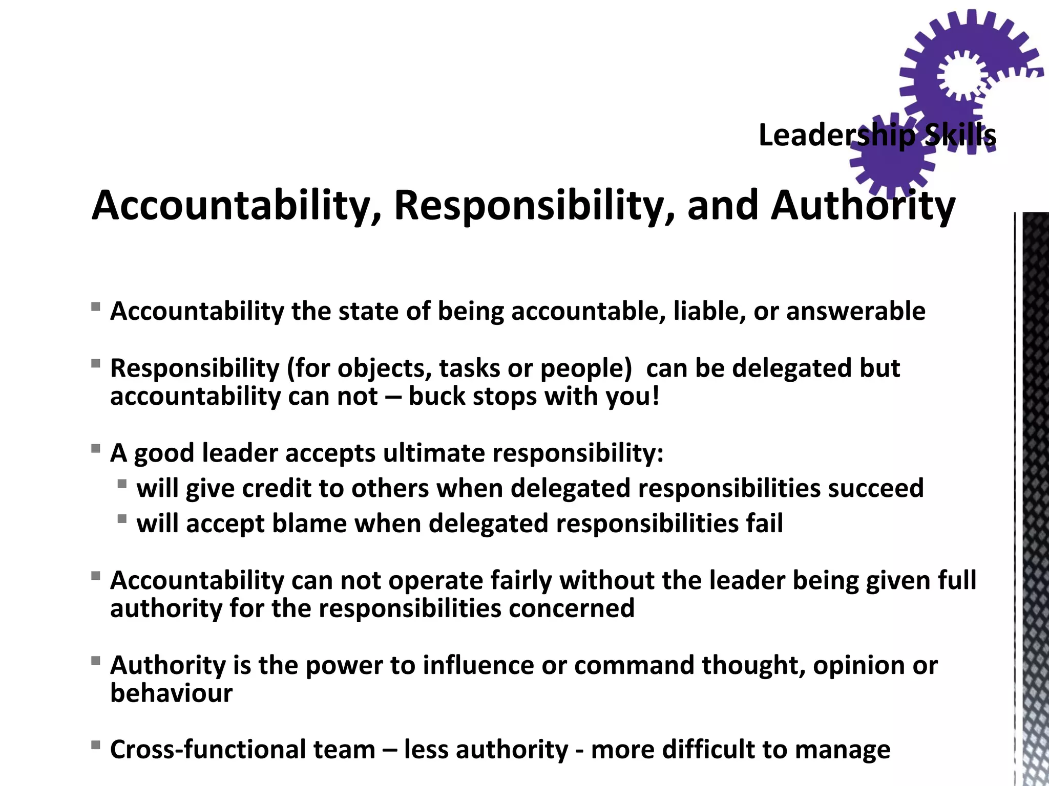 Leadership skills | PPT