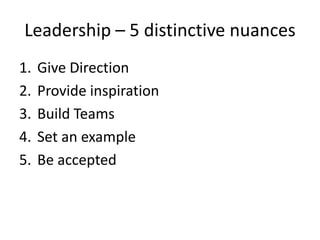 Leadership Skills Basic Theory | PPTX