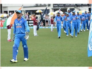 MS DHONI - LEADERSHIP SKILLS | PPTX