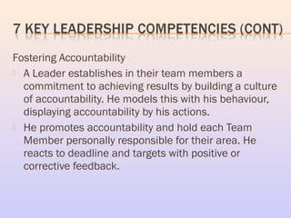 Leadership skills & competencies ppt | PPT