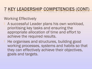 Leadership skills & competencies ppt | PPT