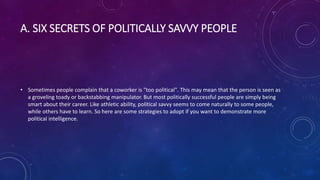Leadership skills (Political Games) | PPT