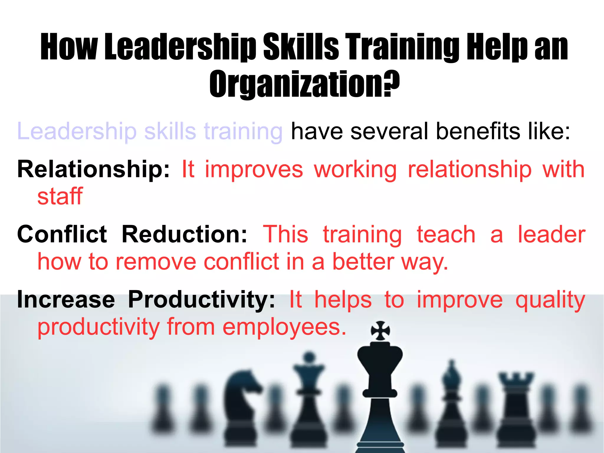 Leadership skill training and it's benefit | PPT | Business Administration | Business