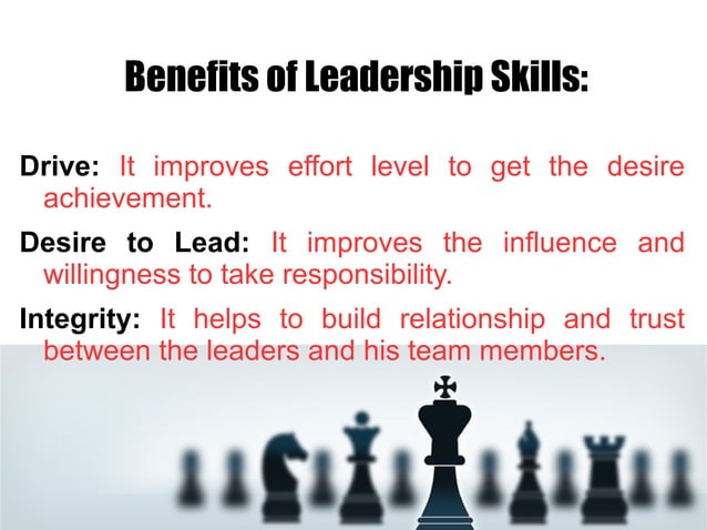 Leadership skill training and it's benefit | PPT | Business ...