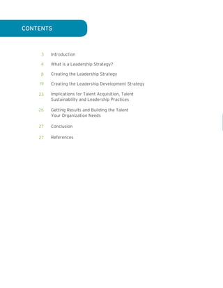 Leadership strategy | PDF