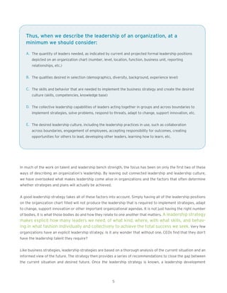Leadership strategy | PDF