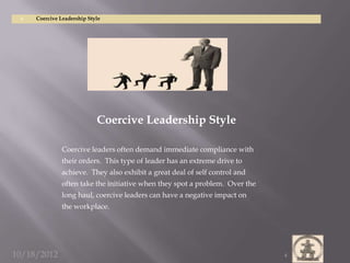 Leadershipstyle assessment | PPT