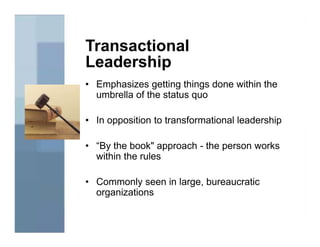 Leadership style (eng) | PPTX