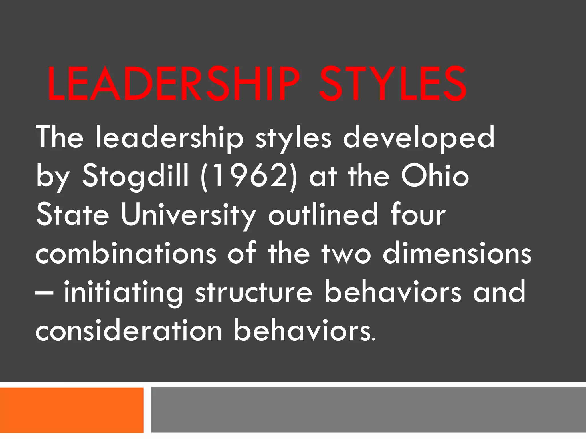 Leadership styles | PPT