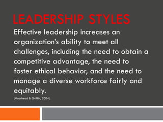 Leadership styles | PPT