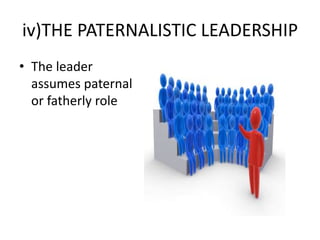 Leadership styles : - Principles of management | PPT