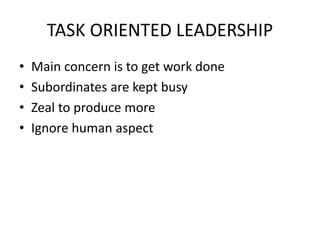 Leadership styles : - Principles of management | PPT