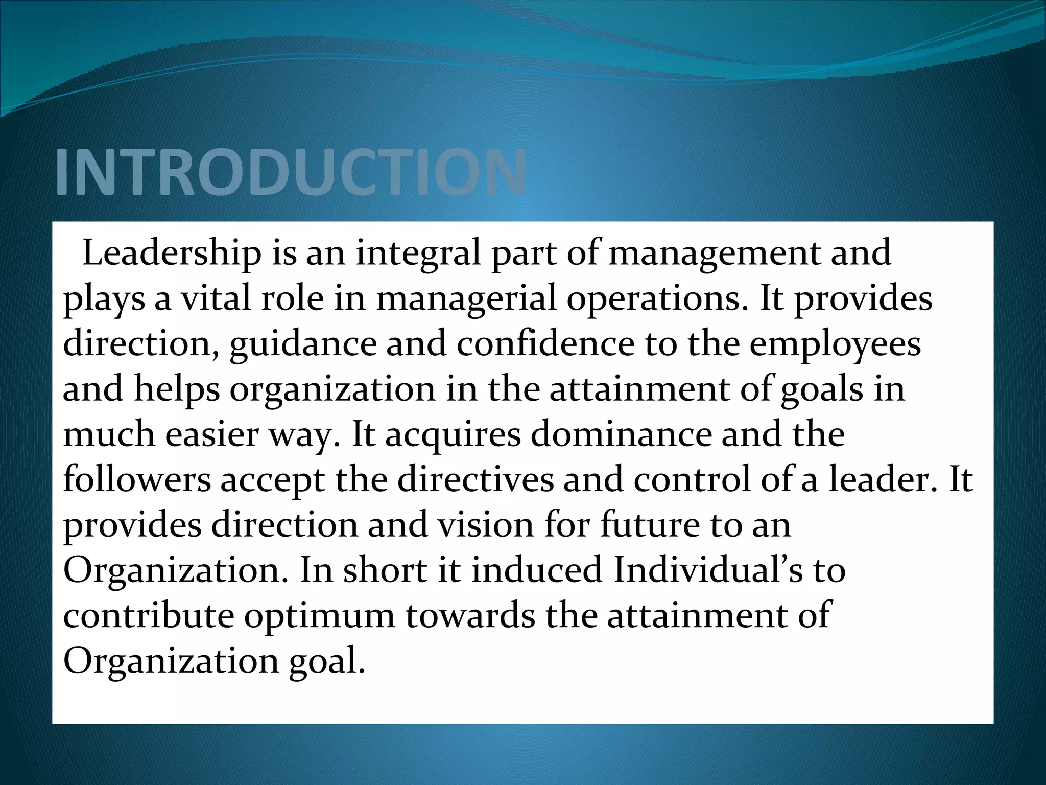 Leadership & styles | PPT