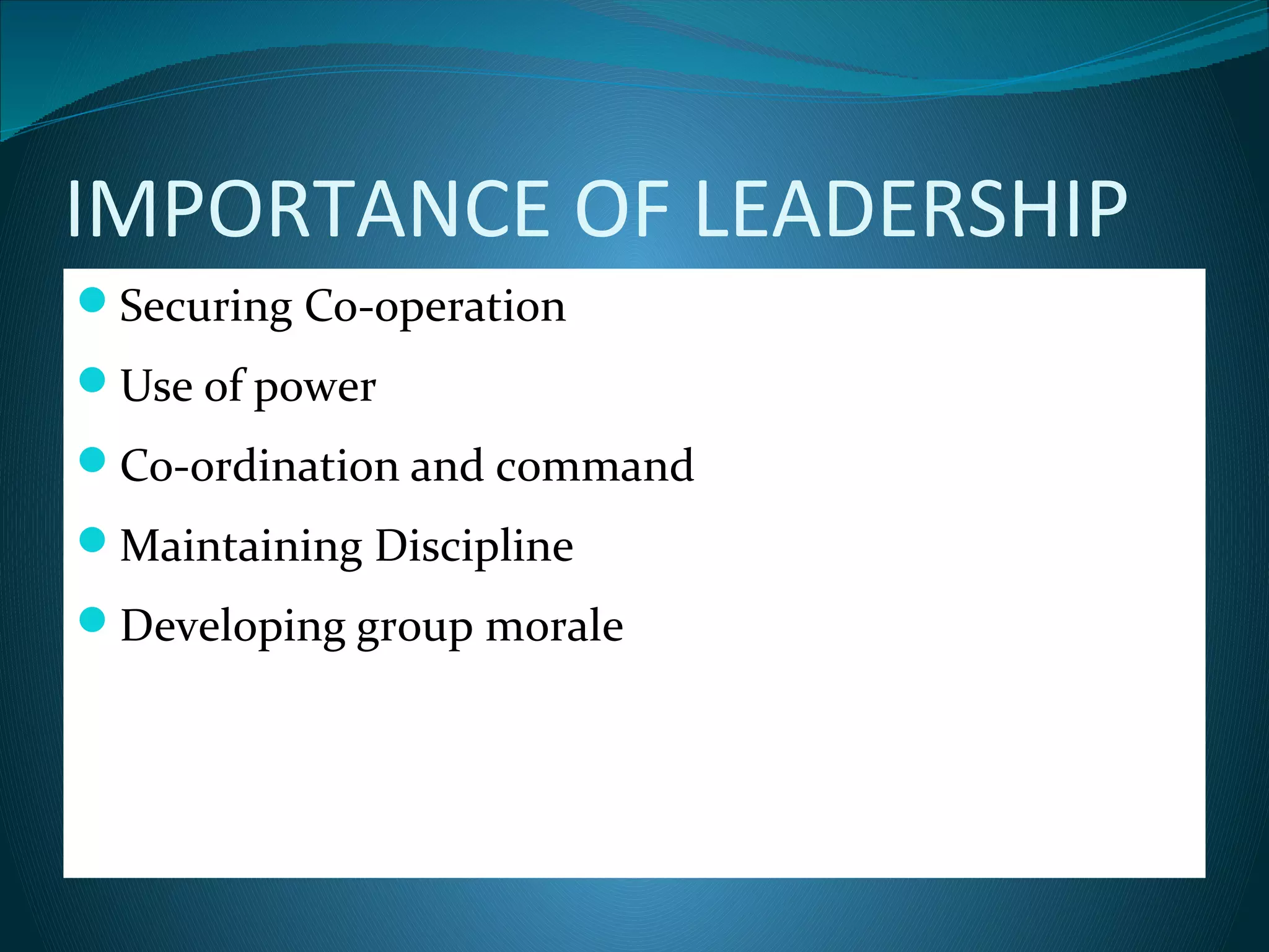 Leadership & styles | PPT