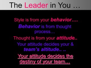 Leadership styles | PPTX