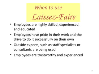Leadership styles | PPT