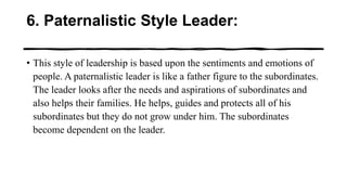 Leadership styles | PPT