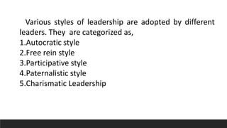 Leadership Styles With Real Life Examples | PPT