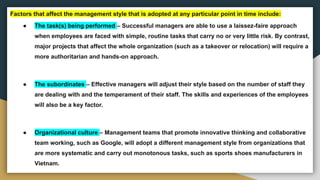 Leadership styles management and communication | PPT