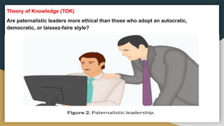 Leadership styles management and communication | PPT