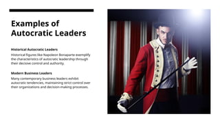 Leadership styles and its importance in management | PPTX