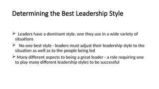 leadership styles made to learn easy for medical students .pptx