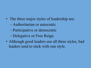 Leadership styles or leadership types .pptx
