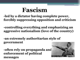 Styles of Leadership and Governments | PPT