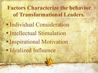 Leadership Styles and Value System of School Principals | PPT