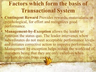 Leadership Styles and Value System of School Principals | PPT