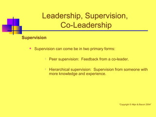 Leadership and Co-Leadership | PPT