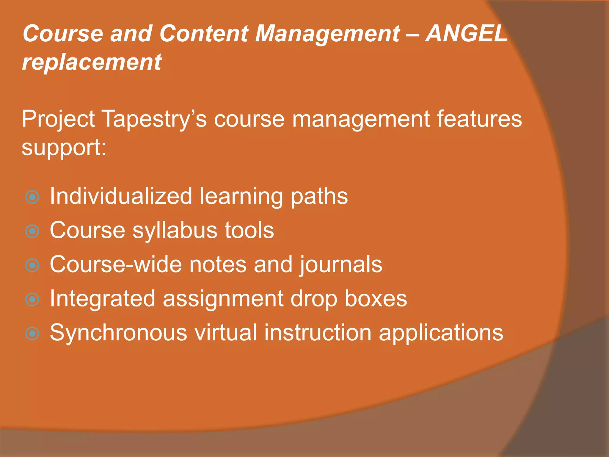 Project Tapestry Overview | PPTX | Educational Assessment | Education