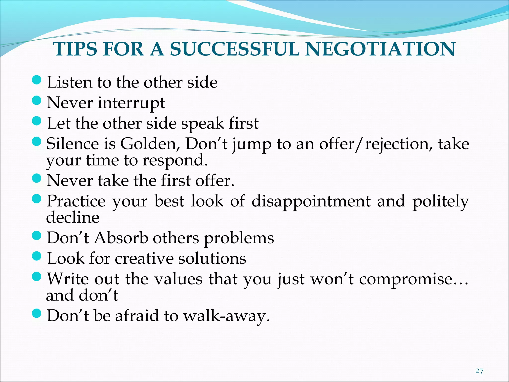 Leadership, team building and negotiation skill | PPT