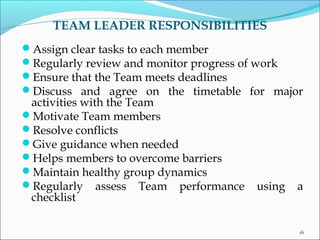 Leadership, team building and negotiation skill | PPT