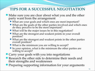 Leadership, team building and negotiation skill | PPT