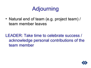 Leadership & Team Development | PPT